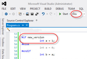 Conditional compilation symbols in Microsoft Visual Studio – Pinter Computing