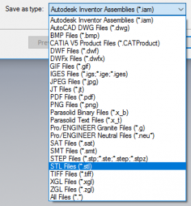 Import STL mesh files into Autodesk Inventor – Pinter Computing