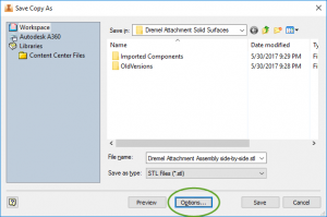 Import STL mesh files into Autodesk Inventor – Pinter Computing