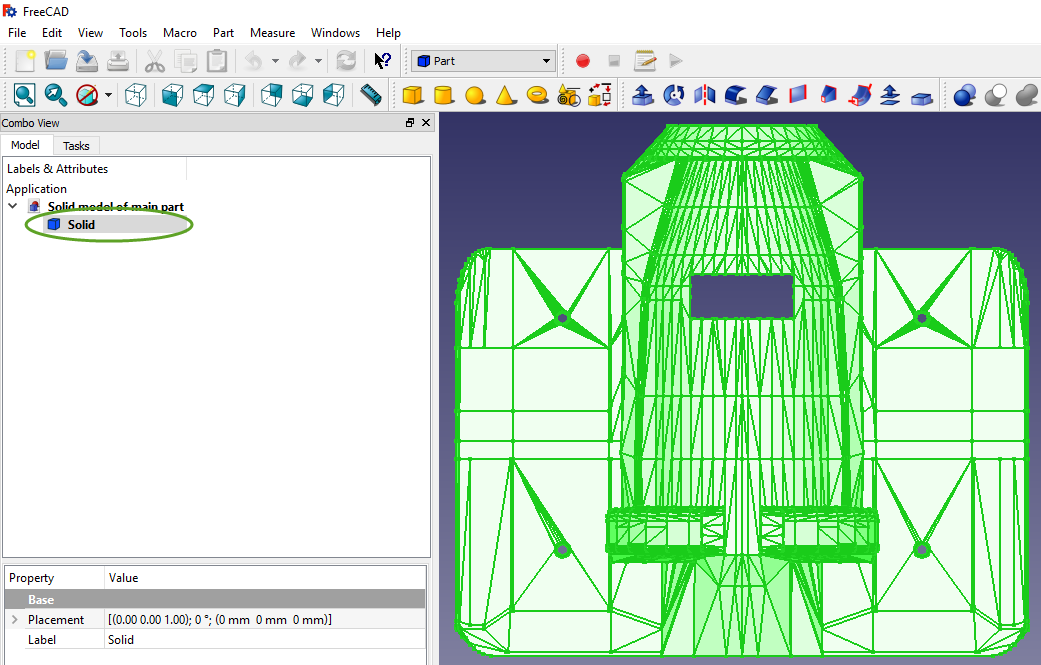 Modify STL 3D printing files with FreeCAD – Pinter Computing