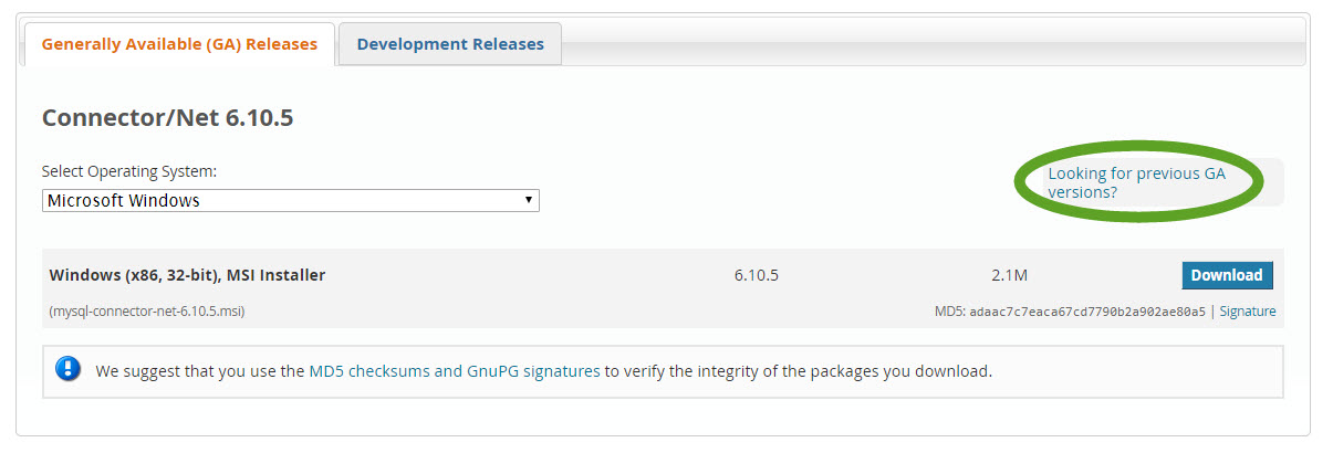 Connect to a MySQL database from Visual Studio 2017 – Pinter Computing