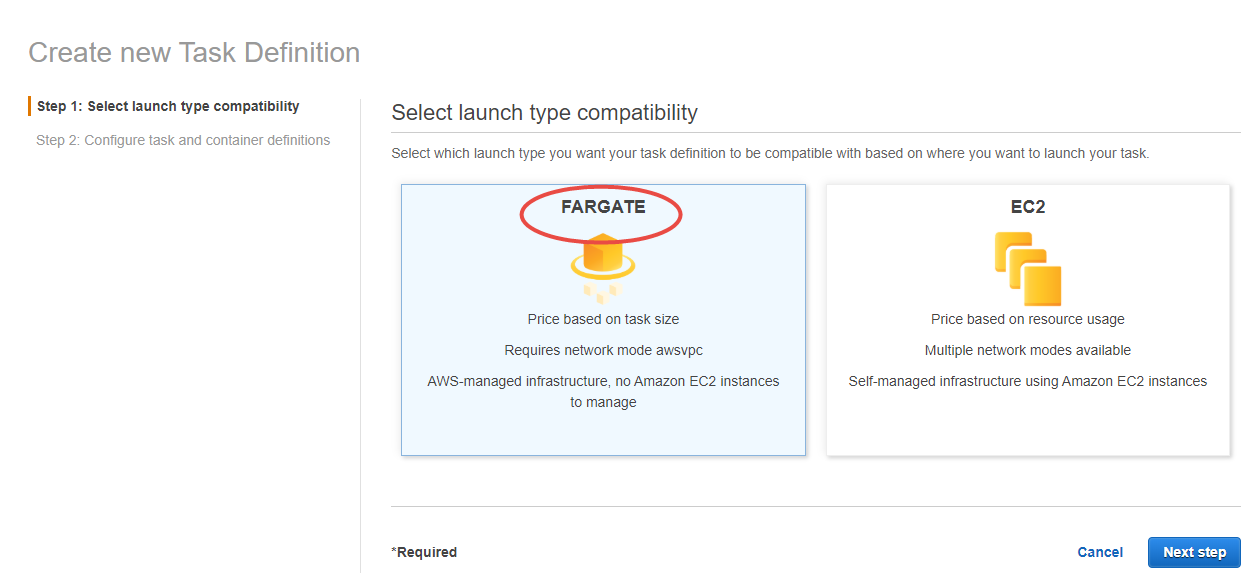 Host the server container in an AWS ECS Fargate cluster – Pinter Computing