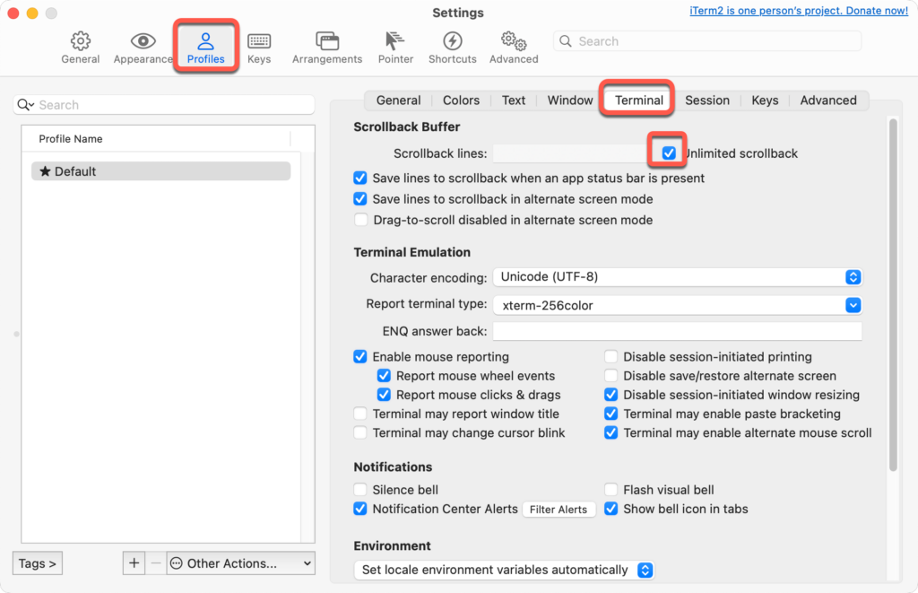 Install and configure iTerm2 – Pinter Computing