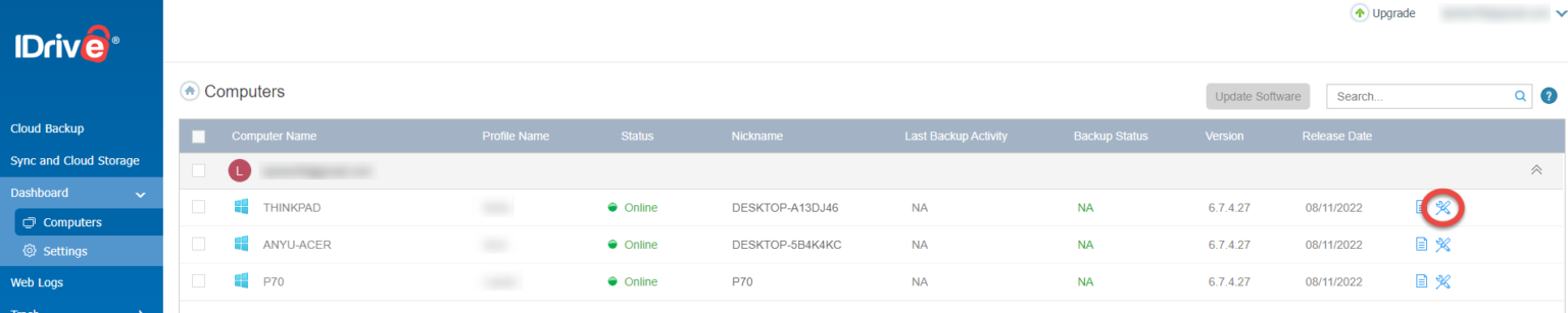iDrive backup setup and configuration – Pinter Computing