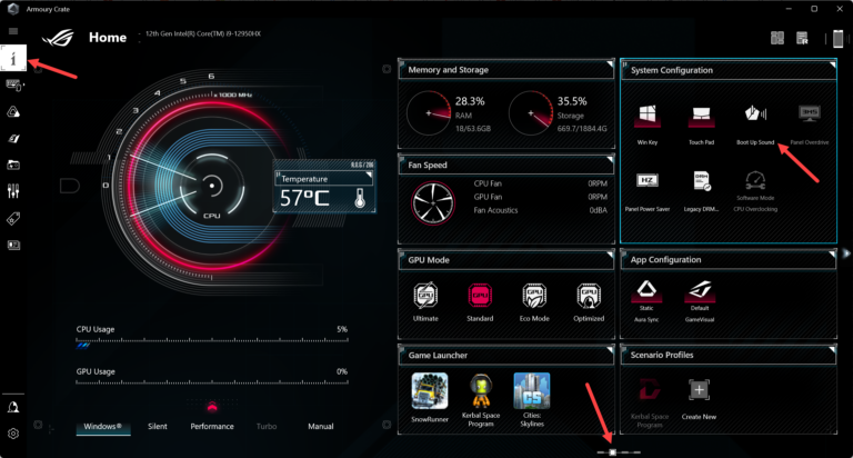 Turn off the boot up sound of the ASUS ROG Strix laptop – Pinter Computing