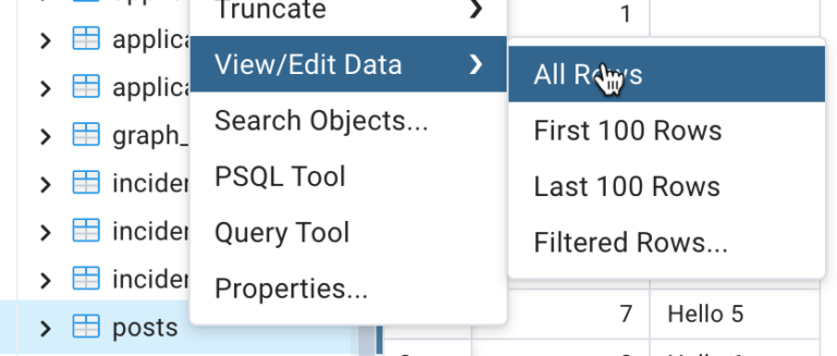 Cannot edit table rows in pgAdmin 4 – Pinter Computing