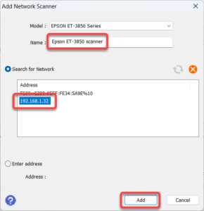 Configure Epson ET-3850 scanning on Windows 11 – Pinter Computing