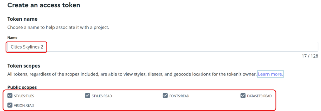 How to create a free Mapbox access token – Pinter Computing