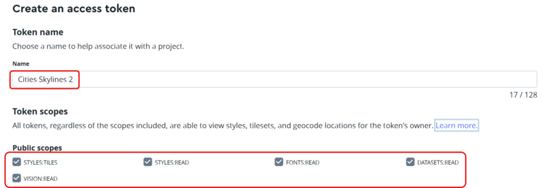 How to create a free Mapbox access token – Pinter Computing