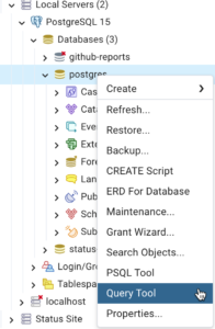 Upgrade the PostgreSQL database cluster – Pinter Computing