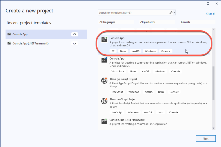 Build a standalone Windows executable in Visual Studio – Pinter Computing